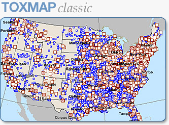 Toxic Release Inventory: TOXMAP – The Pollution Detectives